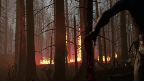 Realistic and action scene of zombie att... | Stock Video | Pond5