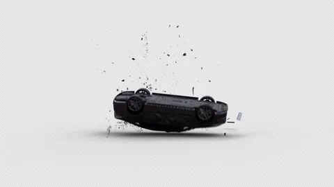 Car Crash Isolated Stock Video Footage | Royalty Free Car Crash ...