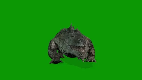 Realistic Crocodile Walking Front 3D Ani... | Stock Video | Pond5