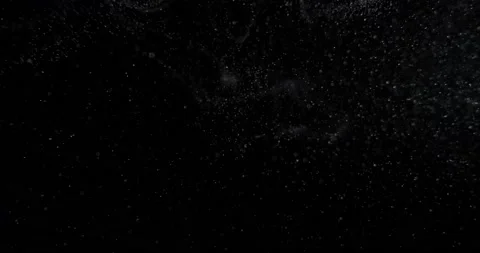 Realistic dust particles on black screen... | Stock Video | Pond5