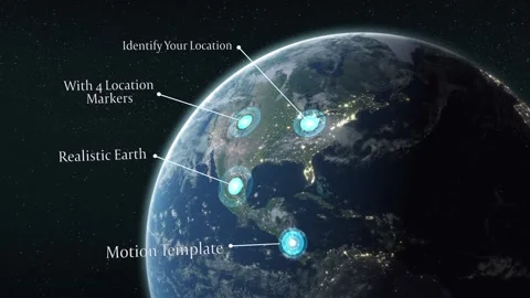 Realistic Earth Locations ~ After Effects #142102365