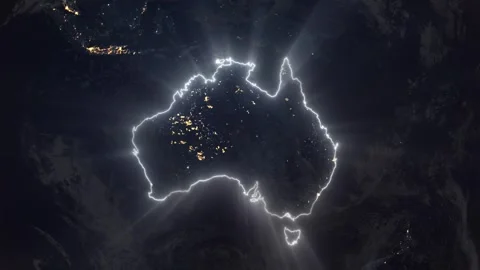 Realistic Earth Night Orbit and Zoom Glo... | Stock Video | Pond5