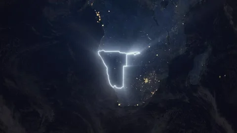 Realistic Earth Night Orbit and Zoom Glo... | Stock Video | Pond5