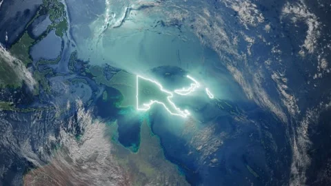 Realistic Earth Orbit and Zoom Glowing B... | Stock Video | Pond5