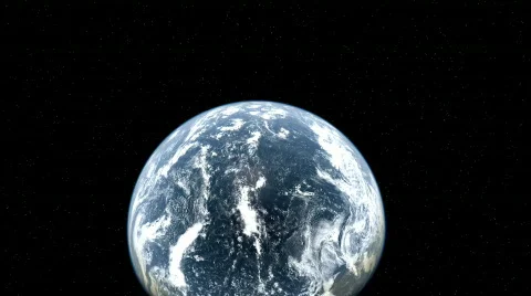 Realistic earth pan and zoom animation | Stock Video | Pond5