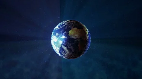 Earth Spinning Video Planet Earth Rotating