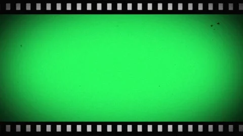 Realistic film grain frame on green back... | Stock Video | Pond5