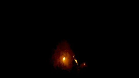 Realistic Fire with alpha | Stock Video | Pond5