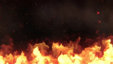Realistic Fire background for titles | Stock Video | Pond5