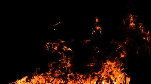 Realistic Fire Effect | Stock Video | Pond5