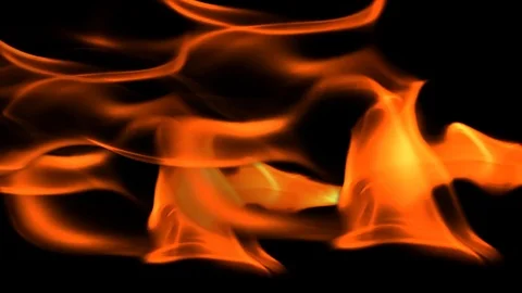 Realistic Fire Effect | Stock Video | Pond5