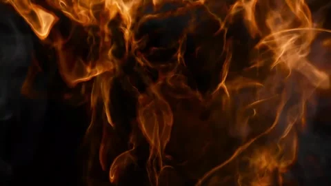 Realistic Fire Explosion Transition with... | Stock Video | Pond5