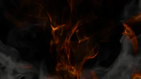 Realistic Fire Explosion Transition with... | Stock Video | Pond5