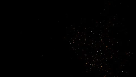 Realistic floating embers particles on b... | Stock Video | Pond5