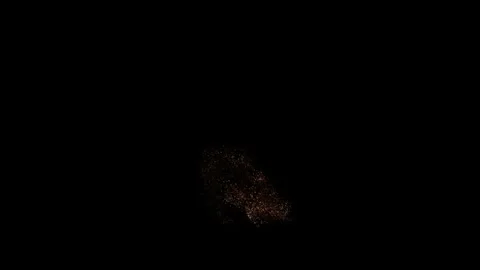 Realistic floating embers particles on b... | Stock Video | Pond5