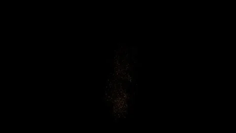 Realistic floating embers particles on b... | Stock Video | Pond5