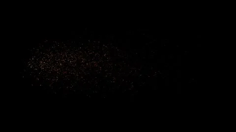 Realistic floating embers particles on b... | Stock Video | Pond5