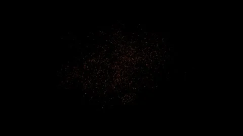Realistic floating embers particles on b... | Stock Video | Pond5