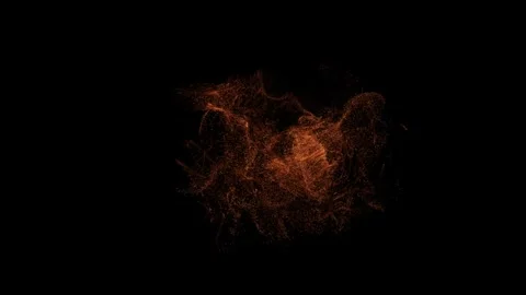 Realistic floating embers particles on b... | Stock Video | Pond5