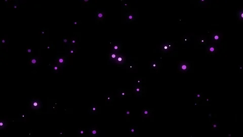 realistic floating purple particle on bl... | Stock Video | Pond5