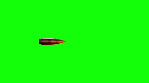 Realistic flying 308 bullet in slow moti... | Stock Video | Pond5