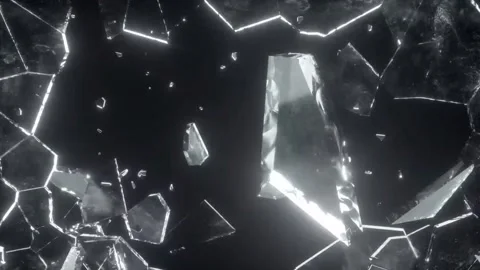 Glass Shards Falling