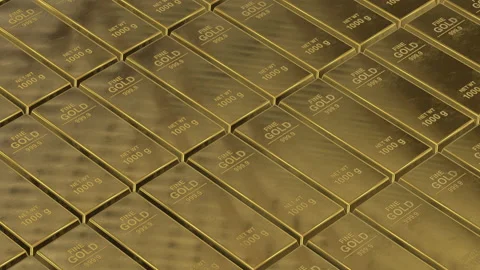 Realistic Gold Bars, Gold bars stacked i... | Stock Video | Pond5