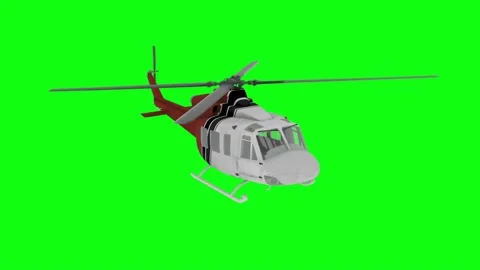 Realistic helicopter flying animation. T... | Stock Video | Pond5