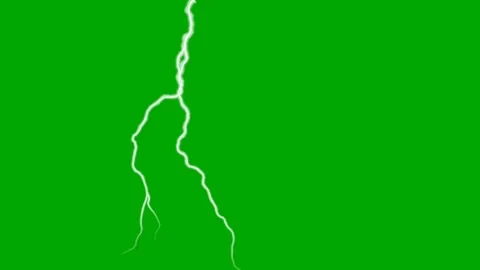 Lightning Green Screen Stock Footage ~ Royalty Free Stock Videos | Pond5