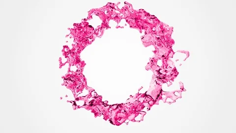 Realistic liquid water animation. Liquid... | Stock Video | Pond5