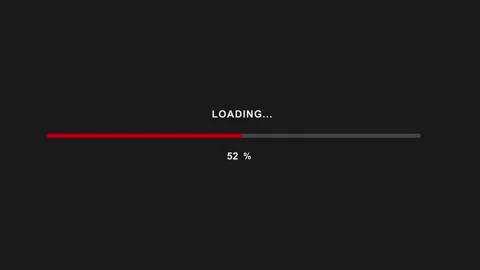 realistic loading bar animation | Stock Video | Pond5