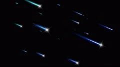 Real Meteor Shower Background