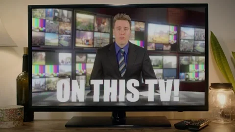 Realistic Modern TV with Video Filters ~ After Effects #311945450