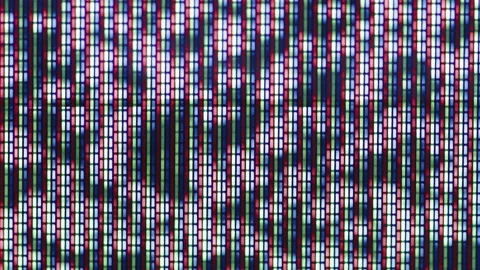 Realistic pixel color chasing noise on v... | Stock Video | Pond5