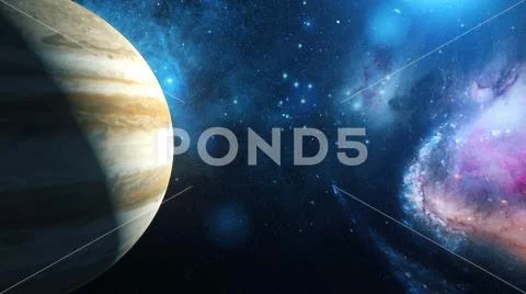 Realistic Planet Jupiter from space: Graphic #89096429