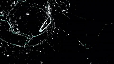 Realistic Shattering Glass Practical Com... | Stock Video | Pond5