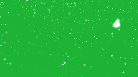 Realistic Snow falling on green screen b... | Stock Video | Pond5