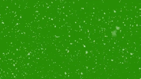 Realistic snow falling on a green screen... | Stock Video | Pond5