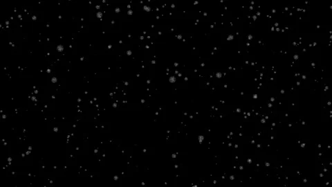 Realistic Snow Particle Falling Overlay | Stock Video | Pond5