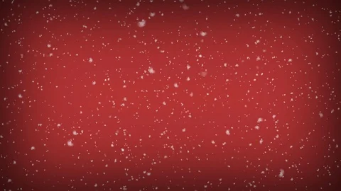 Realistic snowfall on abstract red copy ... | Stock Video | Pond5