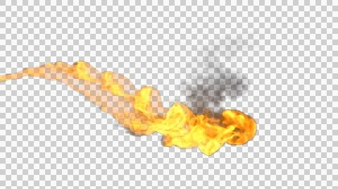 Realistic stream of fire like fire-breat... | Stock Video | Pond5