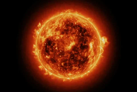 Realistic Sun Animation Loop | Stock Video | Pond5