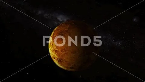 Realistic Venus surface planet on space: Graphic #289235309