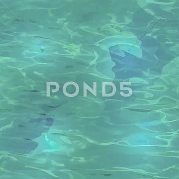 Realistic water texture. Seamless pattern: Graphic #64255945