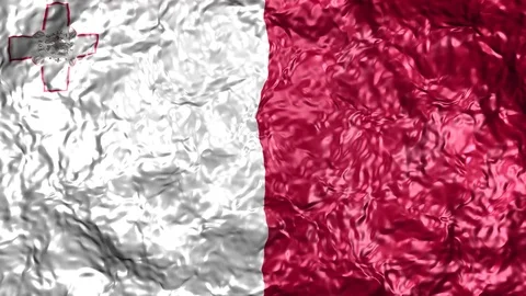 Realistic wavy flag over water backgroun... | Stock Video | Pond5