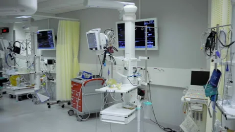 Reanimation room in the hospital, resusc... | Stock Video | Pond5