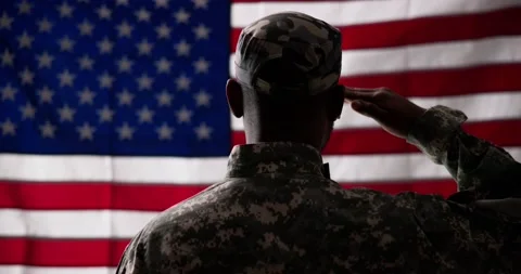 Military Man Saluting Stock Video Footage | Royalty Free Military Man ...