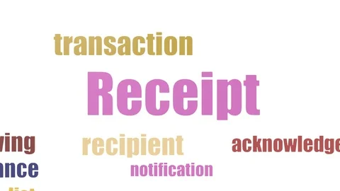 Receipt Isolated Stock Footage ~ Royalty Free Stock Videos | Pond5