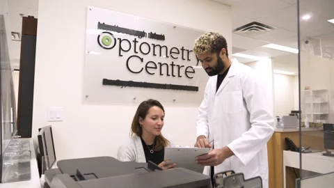 African American Optometrist G Stock Video Footage | Royalty Free ...