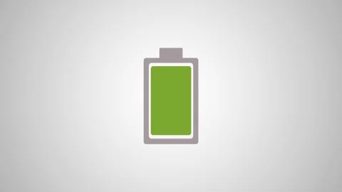 Rechargeable battery symbol HD animation | Stock Video | Pond5